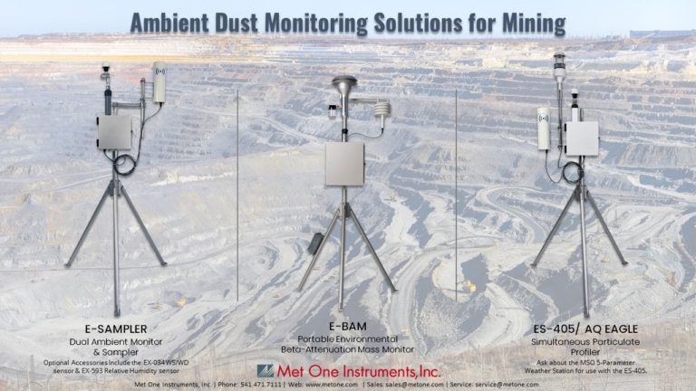Dust Monitoring Equipment - Product Applications - Met One Instruments